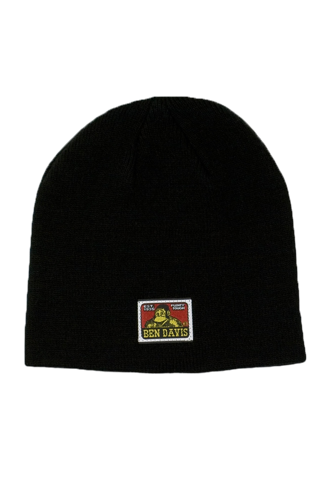 BEN DAVIS Skull Beanie Black | Beanies | Headwear | Mantis Skateshop ...