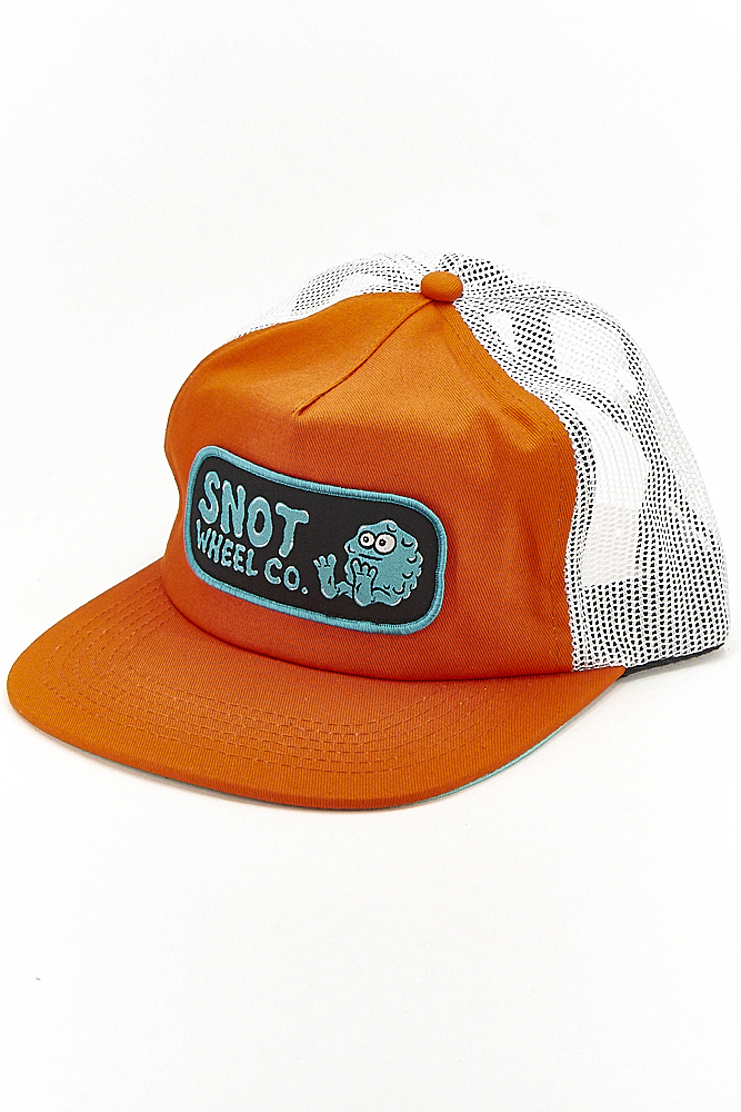 Snot Patch Classic Trucker Cap Orange | Caps | Headwear | Mantis ...