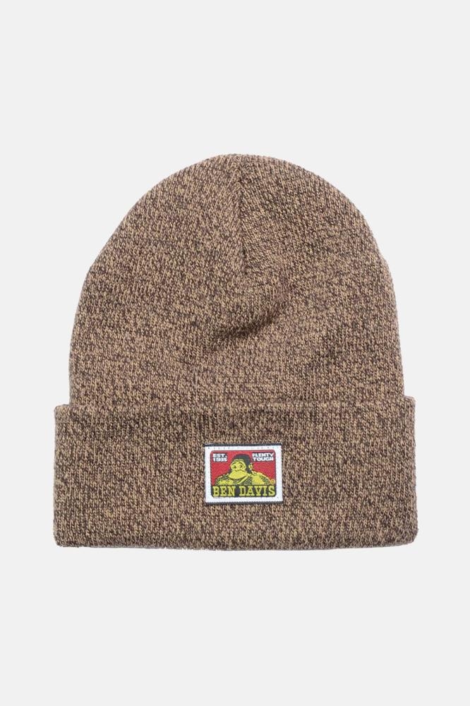 BEN DAVIS Beanie MARLED BROWN | Beanies | Headwear | Mantis Skateshop ...